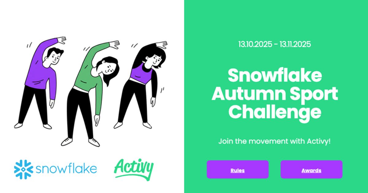 Snowflake Sport Challenge